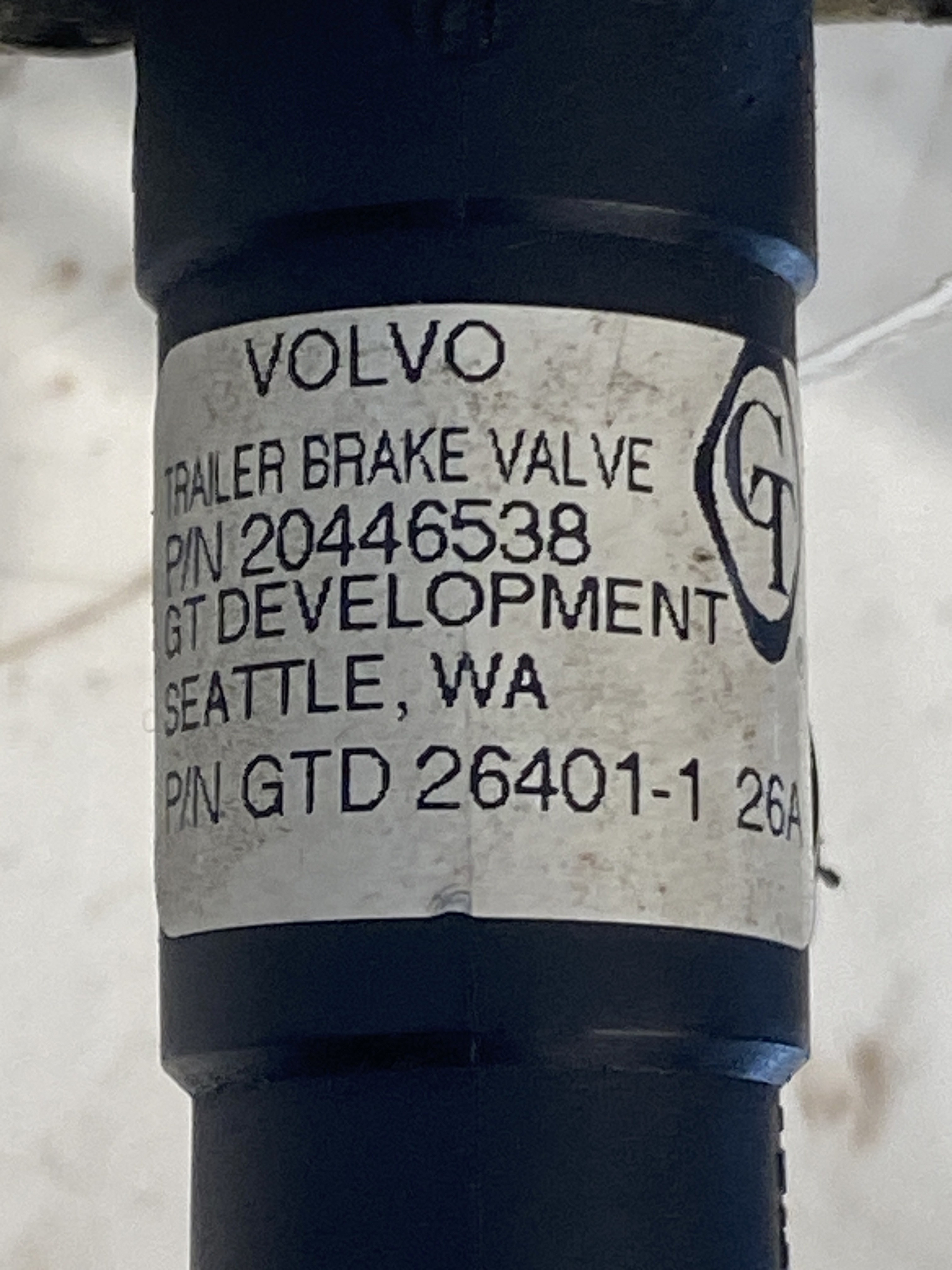 Volvo VNL Gen 1 Air Valve Components - Frontier Truck Parts