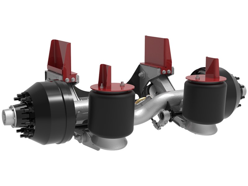 Link 20K Non Steer 9" Drop Center Axle, For Pusher Position Lift Axle ...