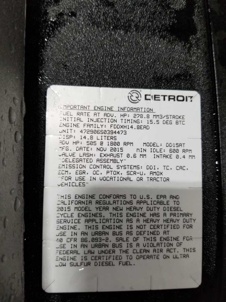 Detroit Diesel DD15 Engine - Frontier Truck Parts