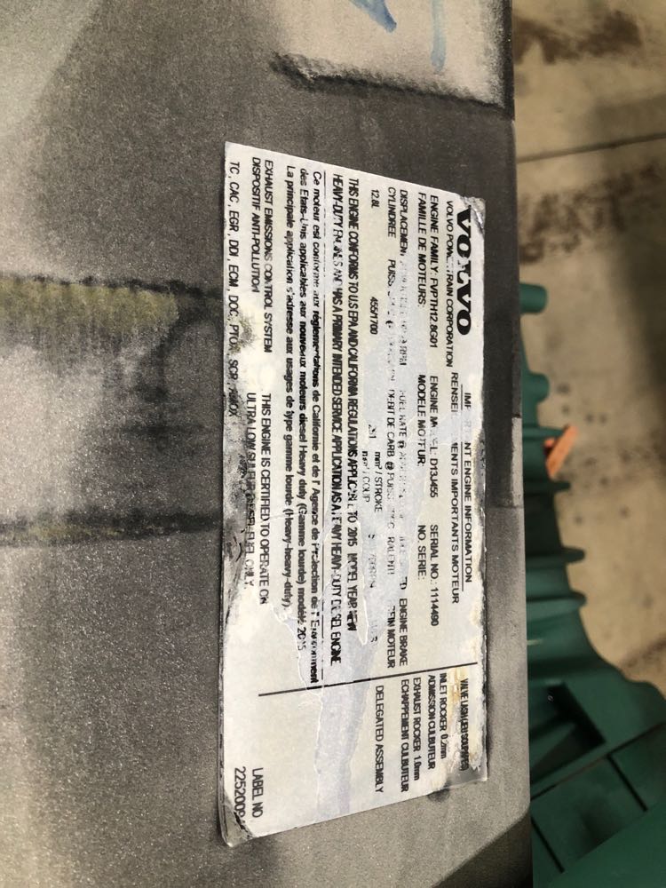 Volvo D13J Engine - Frontier Truck Parts