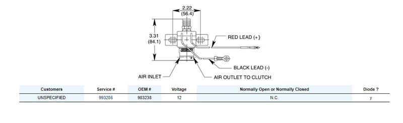 Horton 3-Way Valve Control Fan Clutch Control - Frontier Truck Parts