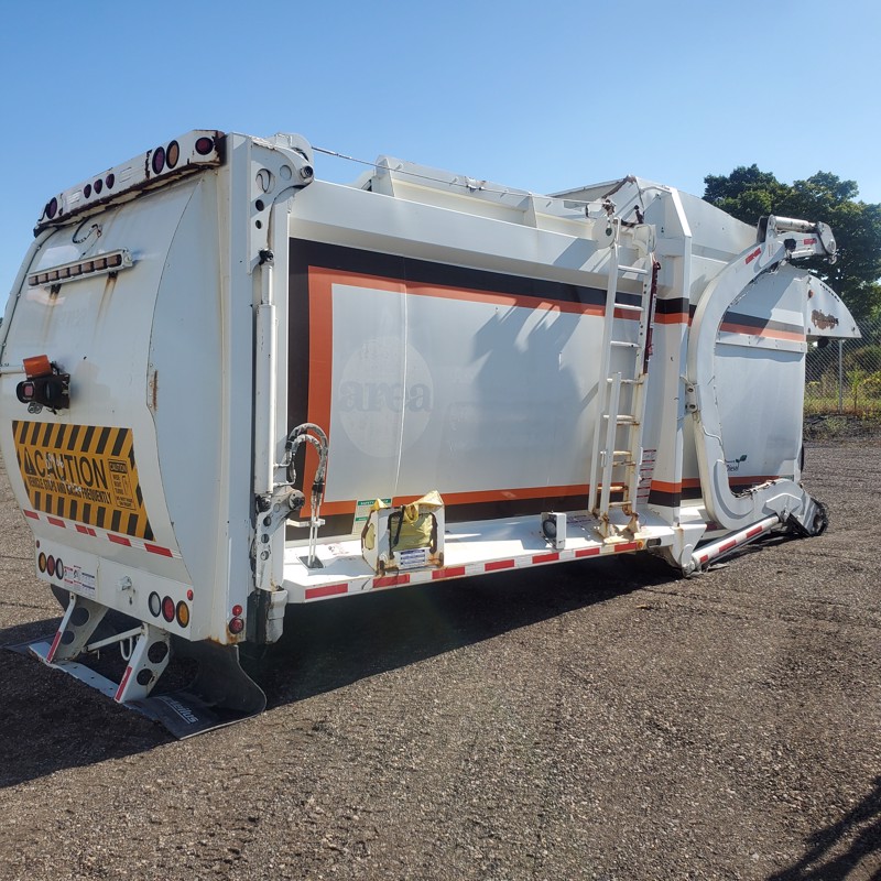 McNeilus 24 yard Contender front load garbage packer Dump Box ...